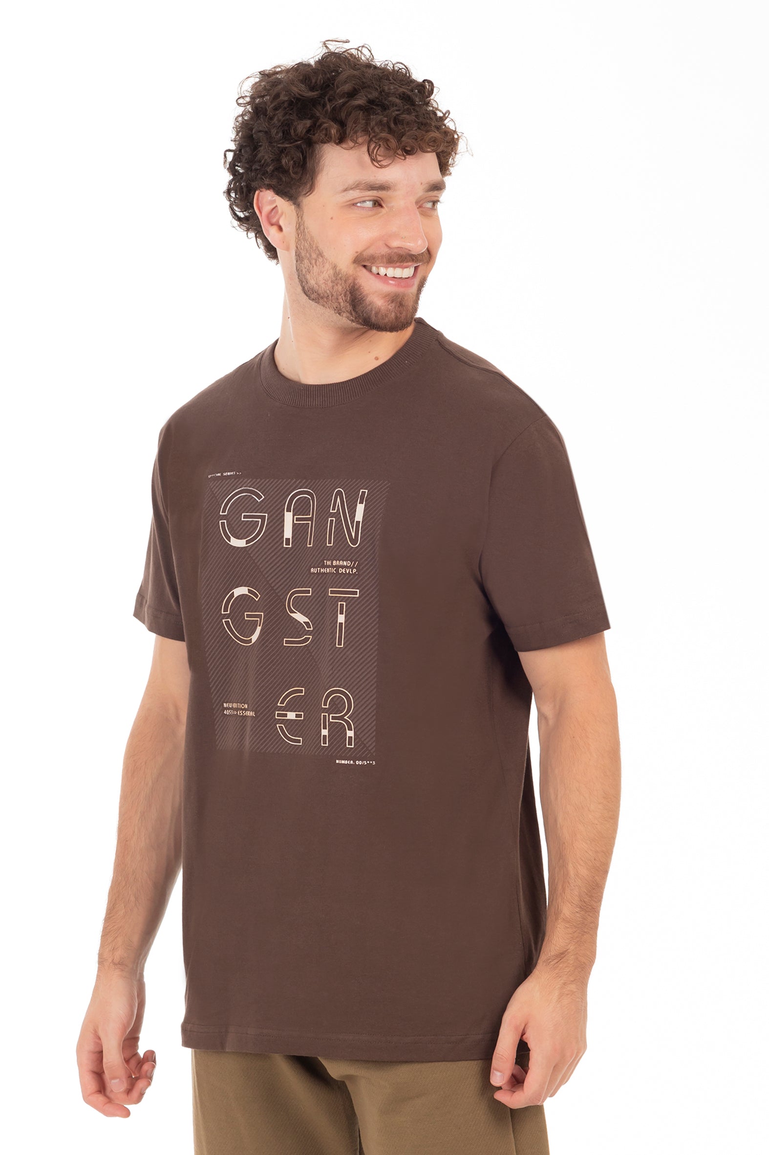 Polera Mc Basica Broadway Café Oscuro - TLC